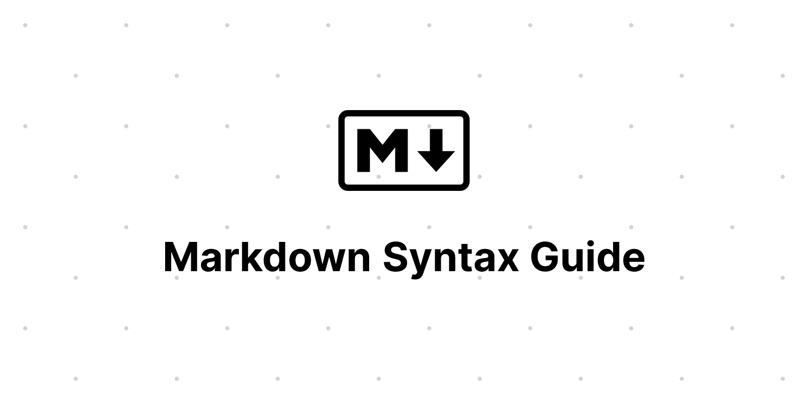 Markdown Syntax Guide Kita